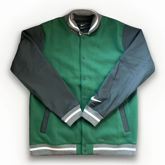 Nike | Jackets & Coats | Size Large Nike Mens Letterman Jacket Dark ...